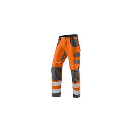 K&Uuml;BLER WORKWEAR K&uuml;bler PSA Reflectiq Hose 2407 warnorange/anthrazit 24 ; K&uuml;bler Workwear (24078343-3797-24)