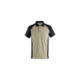 Mascot Polo-Shirt Bottrop hellkhaki/schwarz Gr&ouml;&szlig;e L (50569-961-5509-L)