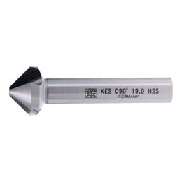 Pferd TOOLS HSS Kegel-und Entgratsenker 90&deg; &Oslash; 19 mm Schaft-&Oslash; 10mm DIN 335 C (25202114)