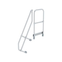 MUNK zweiter Handlauf Aluminium-Treppe mit Plattform 60&deg; 4 Stufen (600584)