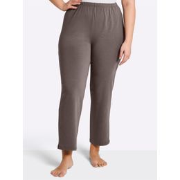 feel good sheego Gro&szlig;e Gr&ouml;&szlig;en Hosen, petrol + taupe, Gr&ouml;&szlig;e 18/19 - Damen