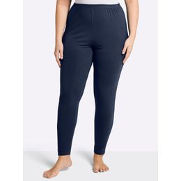 feel good sheego Gro&szlig;e Gr&ouml;&szlig;en Leggings, marine, Gr&ouml;&szlig;e 24/25 - Damen