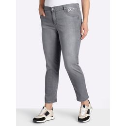 Ascari sheego Gro&szlig;e Gr&ouml;&szlig;en 5-Pocket-Jeans mit Push-up-Effekt, grey denim, Gr&ouml;&szlig;e 22 - Damen