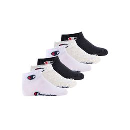 Sneakersocken Champion "Socken 6er Pack", M&auml;dchen, Gr. 27-30, bunt (schwarz, grau, wei&szlig;), Obermaterial: 71% Baumwolle CO. 23% Polyester PES. 4% Polyamid PA. 2% Elasthan EL., Socken Sneakersocken
