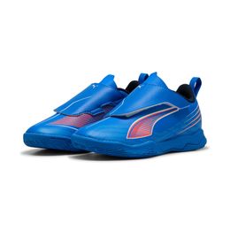 Puma M&auml;dchen Fu&szlig;ballschuh "ULTRA 6 PLAY V IT JR", Gr. 33ultra blau, Puma wei&szlig;, glowing rot, Synthetik, Schuhe