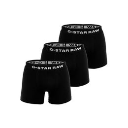 G-Star Raw Boxershorts G-STAR "Boxershort Boxer briefs 3 pack 3er Pack", Herren, Gr. M, schwarz, Obermaterial: 95% Baumwolle CO. 5% Elasthan EL., Unterhosen