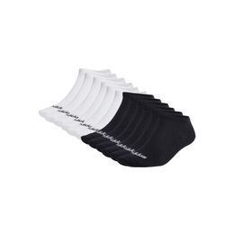 Sneakersocken adidas originals "Socken Thin Linear Low-Cut 12er Pack", Damen, Gr. 37-39, bunt (2xschwarz, 2xwei&szlig;), Obermaterial: 70% Baumwolle CO. 27% Polyester PES. 2% Elasthan EL. 1% Nylon NY., Socken Sneakersocken