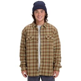 Quiksilver Herren Langarmhemd "Venture Sherpa"almond venture, Gr. M, Obermaterial: 100% Walkfrottier;, Hemden