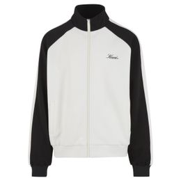 Karl Kani Herren Trainingsjacke "Karl Kani Kani Sidestripe Trackjacket"sanftes wei&szlig;, schwarz, Gr. XL, mehrfarbig, 55% Polyester, 39% Baumwolle, 6%