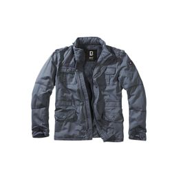Allwetterjacke Brandit "Brandit Herren Britannia Winter Jacket", Herren, Gr. XL, indigo, 100% Baumwolle, mehrfarbig, normal, amerikanischer Ausschnitt, Jacken