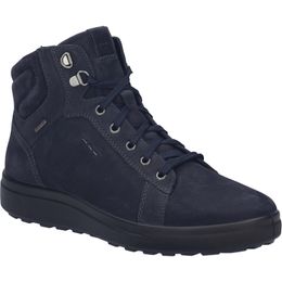Sneaker Josef Seibel "Maddox 52, dunkelblau", Herren, Gr. 41, blau (dunkelblau), Obermaterial: 100% Rindsleder Leather cow., Schuhe Sneaker