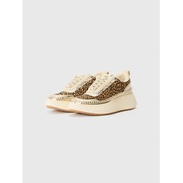 Steve Madden Sneaker 'Doubletak' Damen Gr&ouml;&szlig;e 37 hellbeige / braun / gold / schwarz
