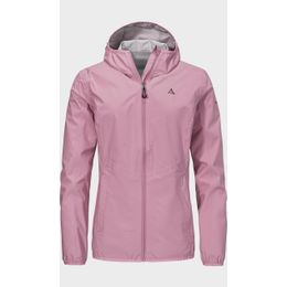Sch&ouml;ffel Outdoorjacke SCH&Ouml;FFEL "Jacket Style Migandi WMS", Damen, Gr. 36, 3105, rosa, Oberstoff: 100% Polyester; (Membran: Thermoplastisches Polyurethan), regular fit, hoch geschlossener Ausschnitt, Jacken Outdoorjacke