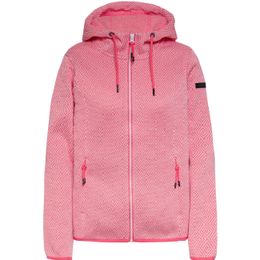 Icepeak ADRIAN Fleecejacke Damen - Gr&ouml;&szlig;e S - rosa