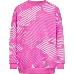 Nike Club AOP Sweatshirt M&auml;dchen - Gr&ouml;&szlig;e 140/146 - rosa