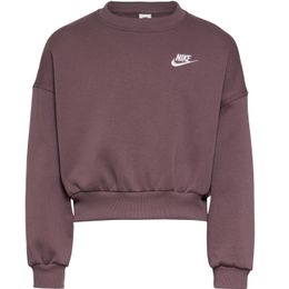 Nike Club Sweatshirt M&auml;dchen - Gr&ouml;&szlig;e 122/128 - lila
