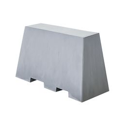DIEPHAUS Trapezpoller Beton grau 100 x 38 x 20 x 65 cm