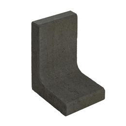 DIEPHAUS L-Stein schmal Beton anthrazit 40 x 25 x 30 x 7 cm