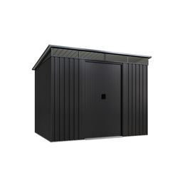 Tepro Ger&auml;tehaus 'Pent Shed Skylight' Metall anthrazit 260 x 205 x 195 cm