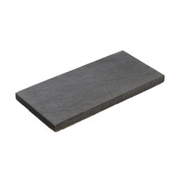 DIEPHAUS Terrassenplatte 'T-Court Posh' Beton schwarz/basaltfarben 60 x 30 x 4 cm