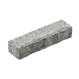 DIEPHAUS Mauerstein 'T-Wall Castra' Beton wei&szlig;/schwarz 30 x 10 x 6 cm