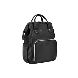 Kikkaboo Wickeltasche Siena, Rucksack, Wickelunterlage, Griffl&auml;nge einstellbar schwarz grau