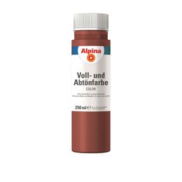 Alpina Voll- und Abt&ouml;nfarbe 'Spicy Red' rotbraun 250 ml