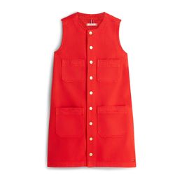 Tommy Hilfiger Kleid Damen Gr&ouml;&szlig;e 40 orangerot Winterkleid