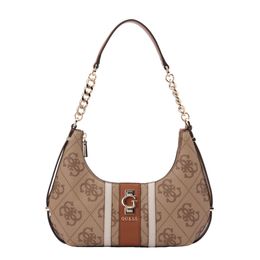 Guess Schultertasche 'ERENIA TOP ZIP SHOULDER BAG' Damen Gr&ouml;&szlig;e One Size kitt / braun / cognac / hellbraun