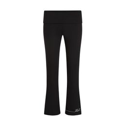 K by KARL LAGERFELD Karl Lagerfeld Hose Damen Gr&ouml;&szlig;e 36 schwarz / wei&szlig;