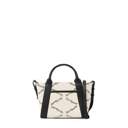 K by KARL LAGERFELD Karl Lagerfeld Handtasche 'Ville' Damen Gr&ouml;&szlig;e One Size creme / schwarz