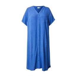 Only Carmakoma Kleid 'CARMILUNA' Damen Gr&ouml;&szlig;e 54 dunkelblau Winterkleid