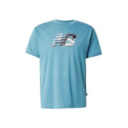 New Balance Funktionsshirt Herren Gr&ouml;&szlig;e M himmelblau / grau / anthrazit