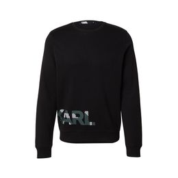 K by KARL LAGERFELD Karl Lagerfeld Sweatshirt Herren Gr&ouml;&szlig;e L tanne / schwarz / wei&szlig;