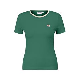 Fila Funktionsshirt 'LECTOURE' Damen Gr&ouml;&szlig;e L creme / gr&uuml;n / schwarz