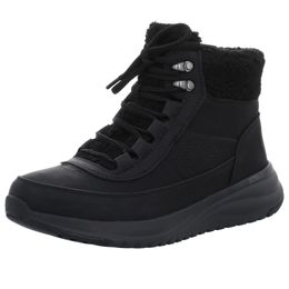 Skechers Schn&uuml;rstiefel Damen Gr&ouml;&szlig;e 42 schwarz Winterschuhe