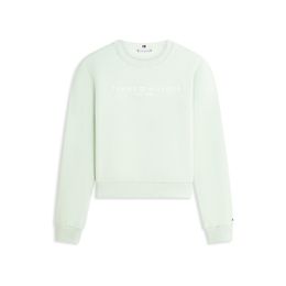 Tommy Hilfiger Sweatshirt Damen Gr&ouml;&szlig;e L mint / wei&szlig;