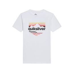 Quiksilver T-Shirt 'HORIZON FADE' Jungen Gr&ouml;&szlig;e 152/158 gelb / dunkelorange / schwarz / wei&szlig;
