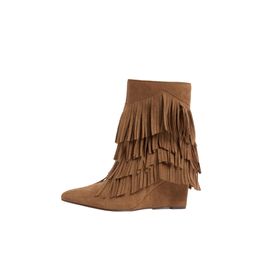 Lipsy Stiefel Damen Gr&ouml;&szlig;e 38 cognac Winterschuhe