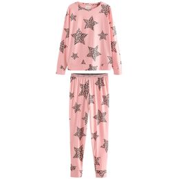 next Pyjama Damen Gr&ouml;&szlig;e XL grau / pink Winterkleid