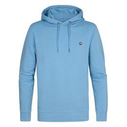 PETROL INDUSTRIES Sweatshirt 'Driftwood' Herren Gr&ouml;&szlig;e XL himmelblau / dunkelblau / rot / wei&szlig;