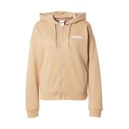 adidas Sportswear Sweatjacke Damen Gr&ouml;&szlig;e XS beige / wei&szlig;