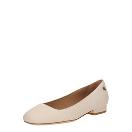 Lauren by Ralph Lauren Lauren Ralph Lauren Ballerina 'EMELLIE' Damen Gr&ouml;&szlig;e 40 wollwei&szlig;