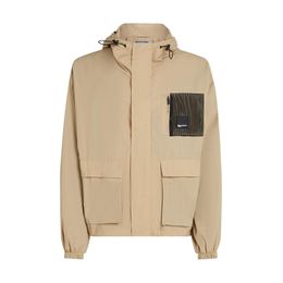 KARL LAGERFELD JEANS Jacke 'Utility' Herren Gr&ouml;&szlig;e XXL beige / schwarz