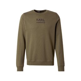 K by KARL LAGERFELD Karl Lagerfeld Sweatshirt Herren Gr&ouml;&szlig;e L dunkelbraun / oliv