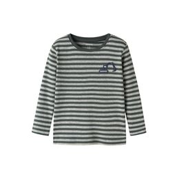 name it Shirt 'NMMVILLY' Jungen Gr&ouml;&szlig;e 122/128 dunkelblau / graumeliert / dunkelgr&uuml;n