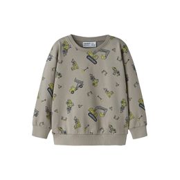 name it Sweatshirt 'NMMVILDAR' Jungen Gr&ouml;&szlig;e 92 gelb / grau / schwarz