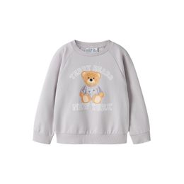 name it Sweatshirt 'NMFVENUS' M&auml;dchen Gr&ouml;&szlig;e 98 cognac / flieder / wei&szlig;