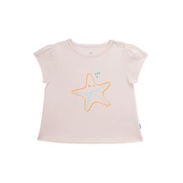 KNOT T-Shirt 'Starfish' M&auml;dchen Gr&ouml;&szlig;e 92 beige / aqua / orange