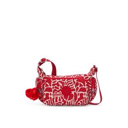 Kipling Umh&auml;ngetasche 'Gabbette S' Damen Gr&ouml;&szlig;e One Size rot / wei&szlig;